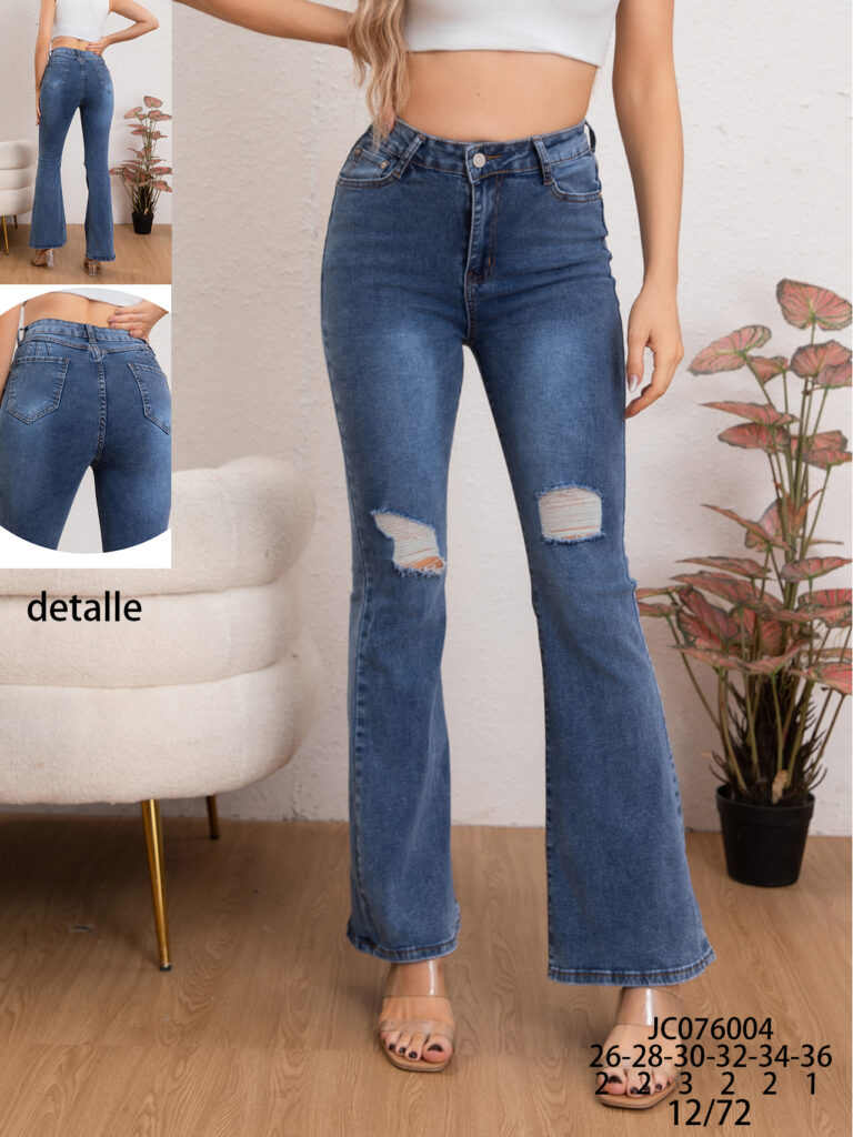 JC076004 PANTALON JEAN MUJER 7000 cada uno - JC Musty